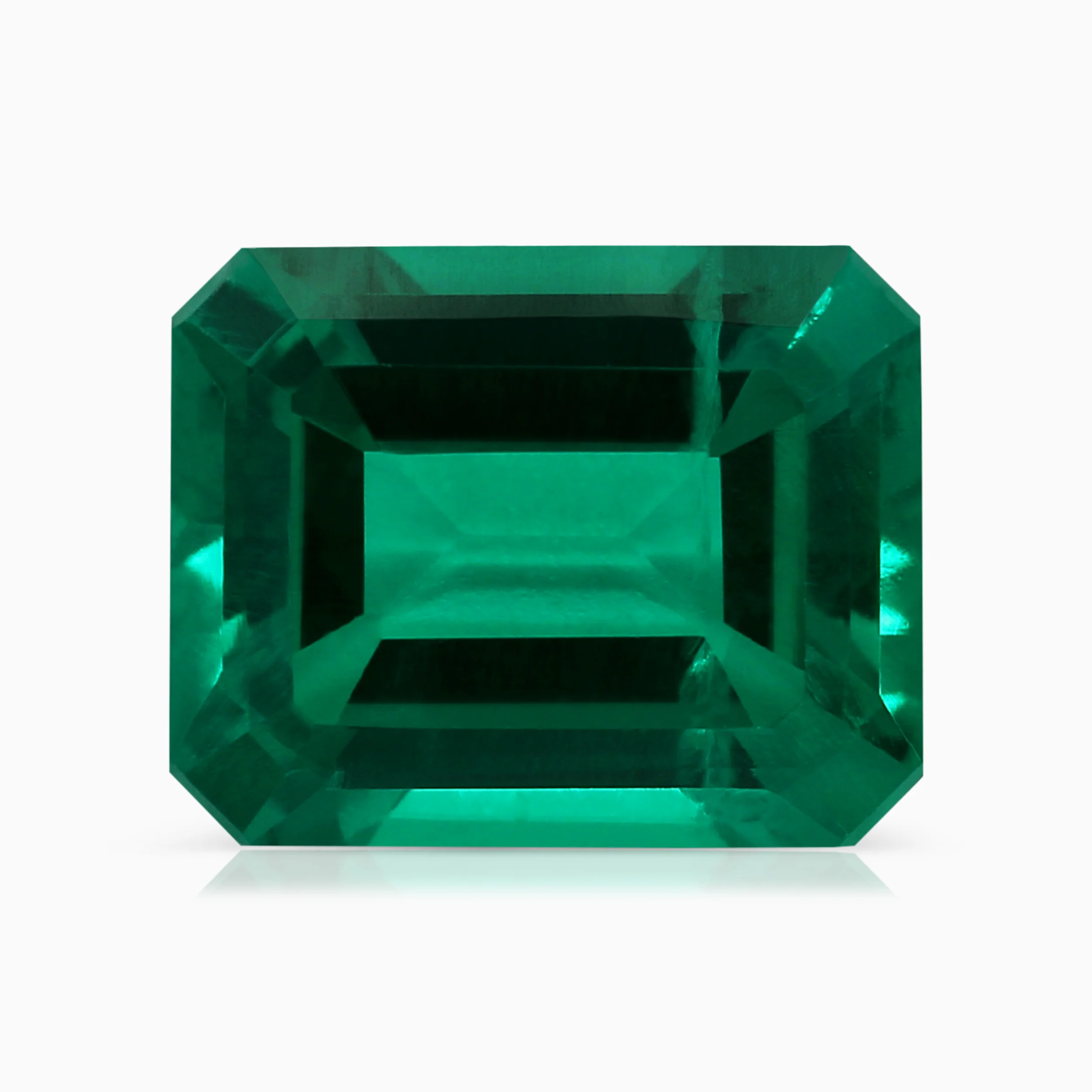 3.07 Carat Emerald Cut Lab-Grown IGI Certified Emerald | BlueRay Diamonds